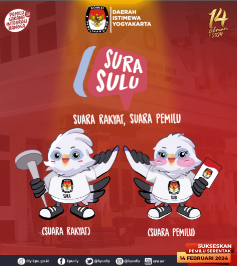 KPU DIY - Sura Sulu Maskot Pemilu 2024